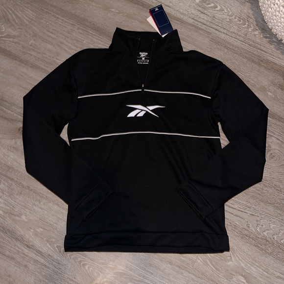 Reebok | Sweaters | Mens Reebok Black Sport Quarter Zip | Poshmark